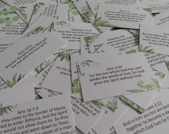 Green Leaves Bible Verse - Etsy