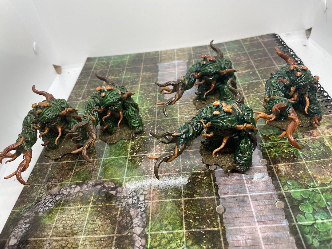 Painted Shambling Mound Miniature - Tabletop RPG, Dungeons and Dragons ...