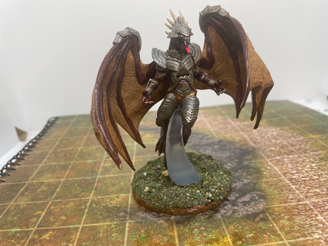 Painted Mtg Ziatora the Incinerator Dragon Demon Tabletop RPG, Dungeons ...