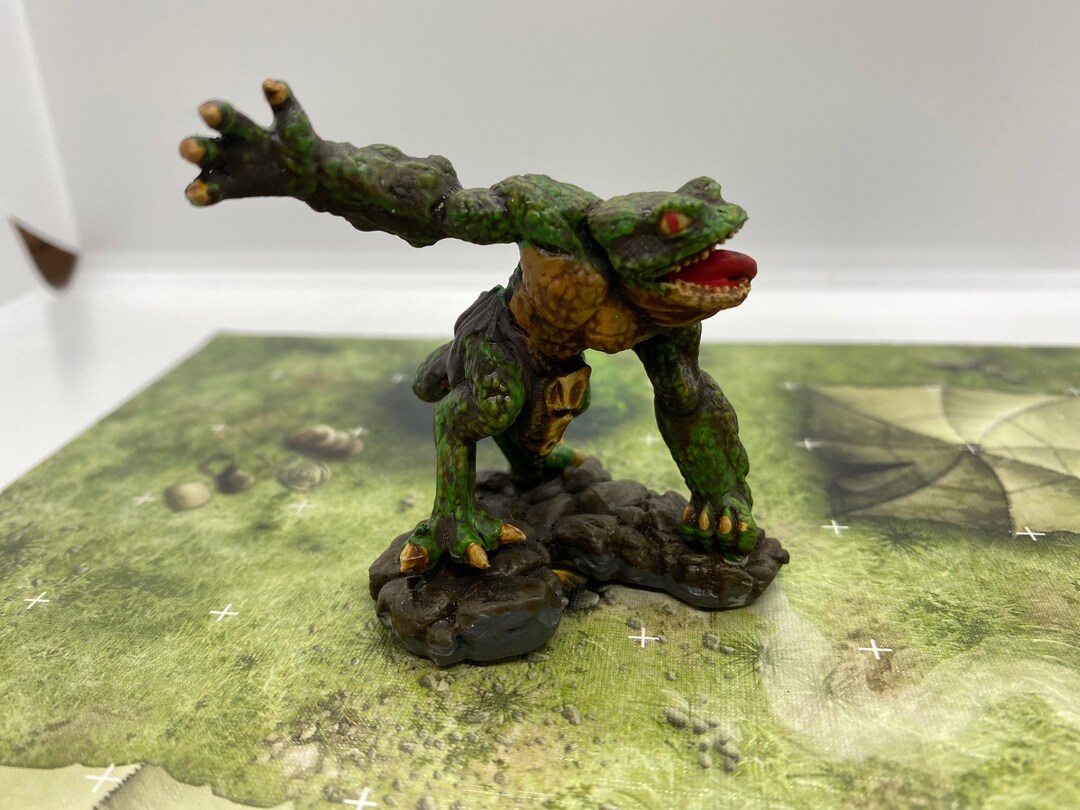 Hand-painted Chaos Toad Savage Slaad Miniature - D&D, Pathfinder RPG - Etsy