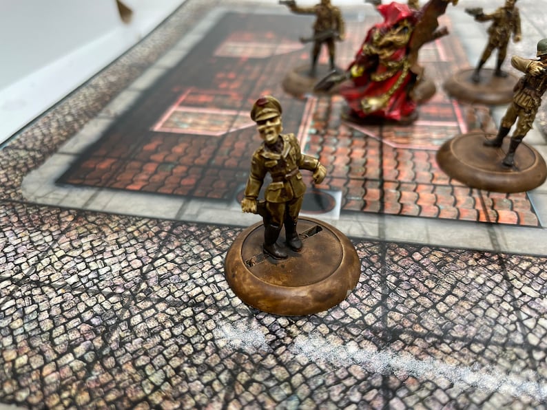 Painted German Nazi Zombie Miniatures Tabletop RPG Dungeons - Etsy