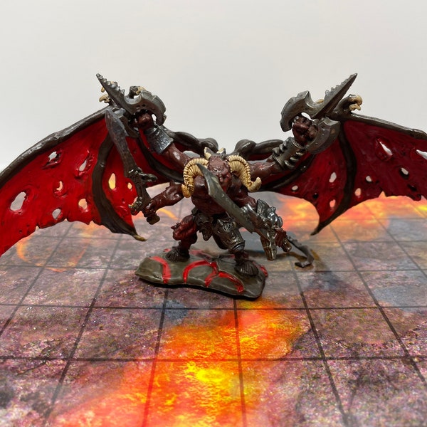 Painted Demon Miniature - Etsy