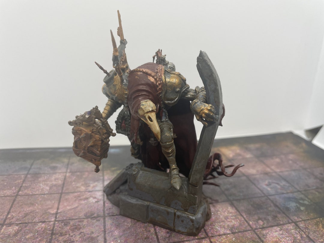 3D Printed Painted Archvillain Fulgor Mortis Undead Miniature Tabletop ...