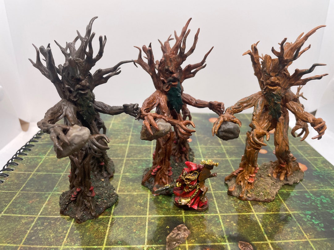 Painted Treant Ent Miniature - Tabletop RPG, Dungeons and Dragons, D&D ...