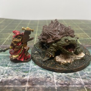 Painted Giant Snapping Turtle Miniature Tabletop RPG, Dungeons and ...