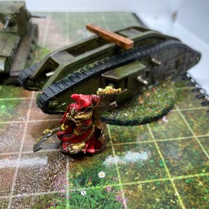 Painted 3D Printed WW1 British Tank - Tabletop RPG, Dungeons and ...