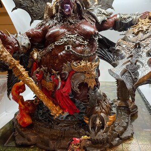 Painted 3D Printed Orcus Demon Prince of Undead Miniature - Tabletop ...