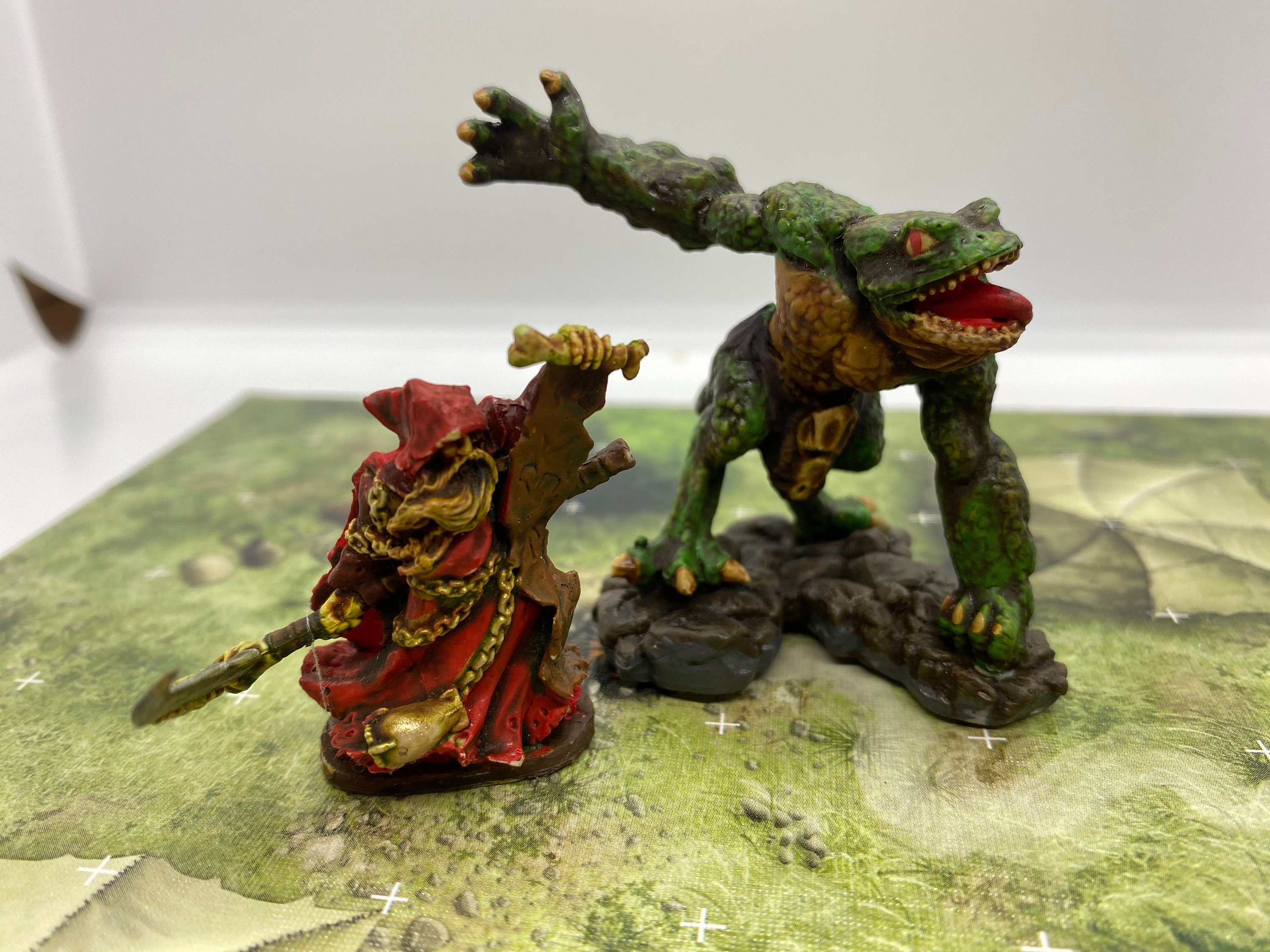 Painted Green Chaos Toad Savage Slaad Tabletop RPG Dungeons - Etsy 日本