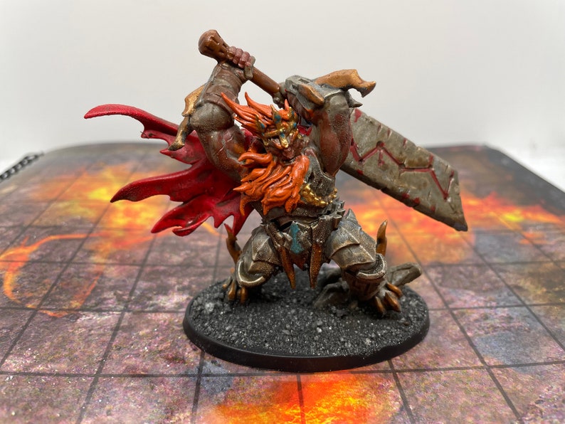 Painted 3D Printed Fire Giant Miniature smaller Size - Etsy