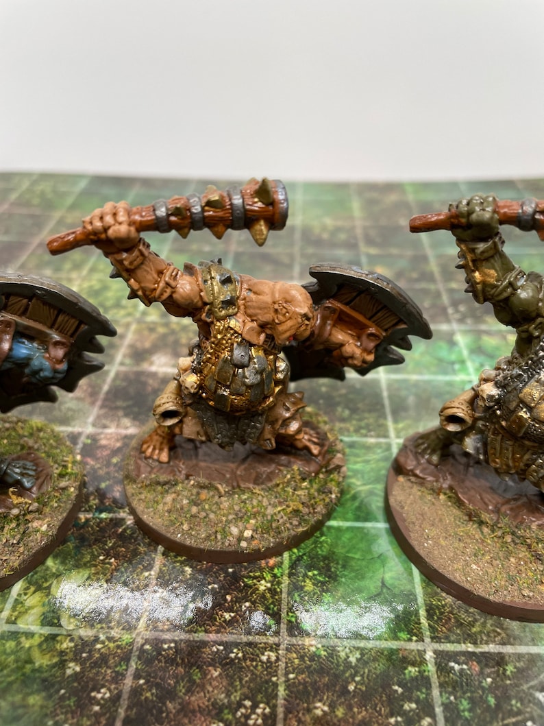 Painted Ogre Chieftain Miniatures - Tabletop RPG, Dungeons and Dragons ...