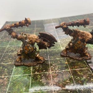 Painted Ogre Chieftain Miniatures - Tabletop RPG, Dungeons and Dragons ...