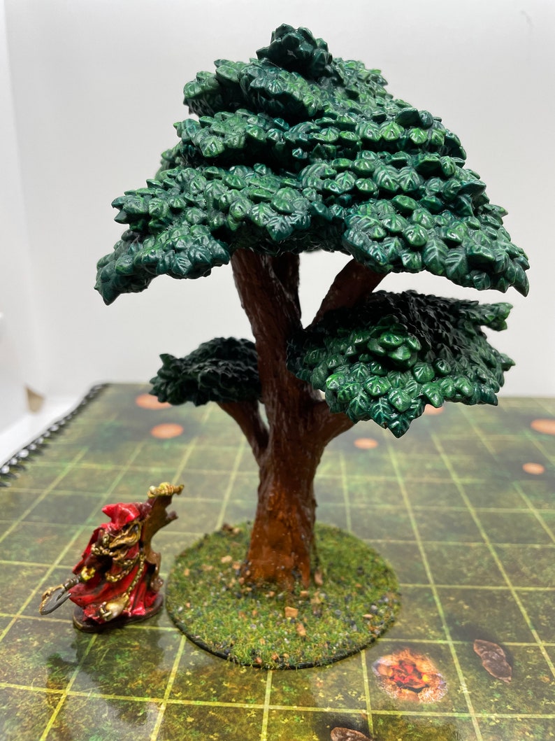 Hand-painted 3D Printed Tree Miniature: D&D Scatter Terrain - Etsy