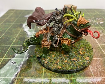 Painted 3D Printed Ashen Manticore Miniature Tabletop RPG, Dungeons and ...