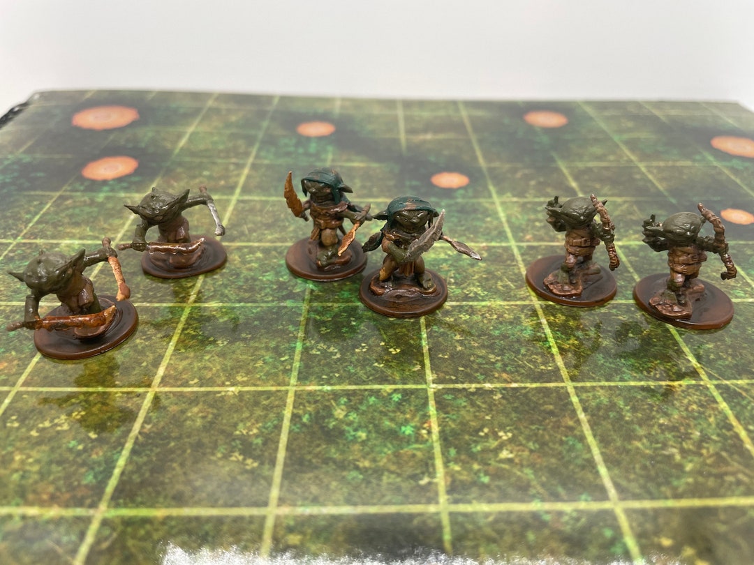 Painted Pathfinder Goblins Miniatures Tabletop RPG, Dungeons and ...