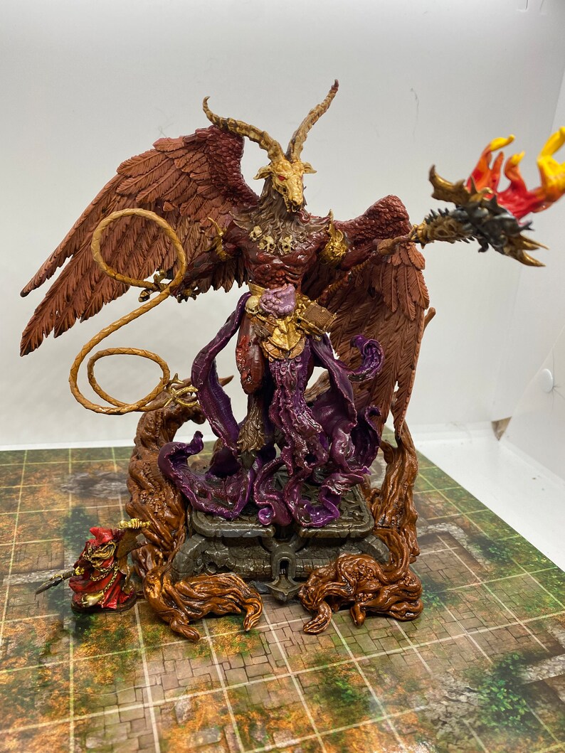 Painted 3D Printed Adramal Seneschal of Orcus Miniature - Etsy