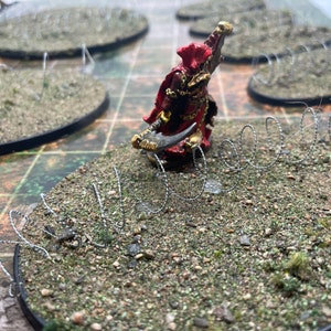 Barbed Wire Razor Wire Obstacle Terrain - Tabletop RPG, Dungeons and ...