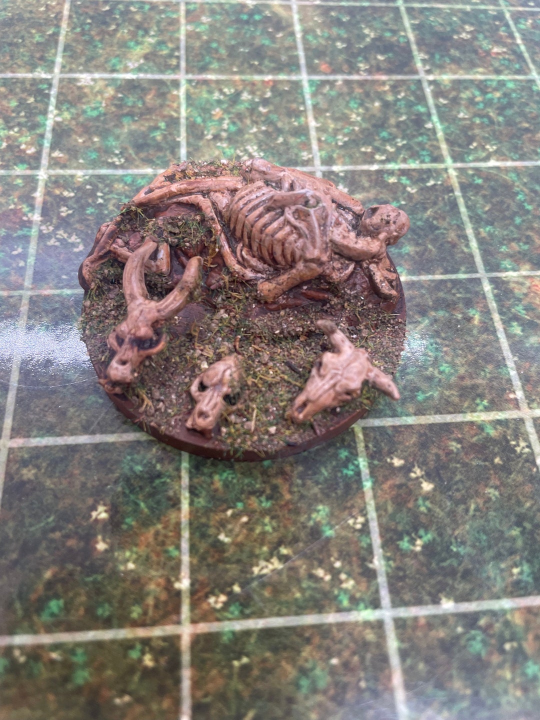 Painted Bone Garden Skeleton Marker Objective - Tabletop RPG, Dungeons ...