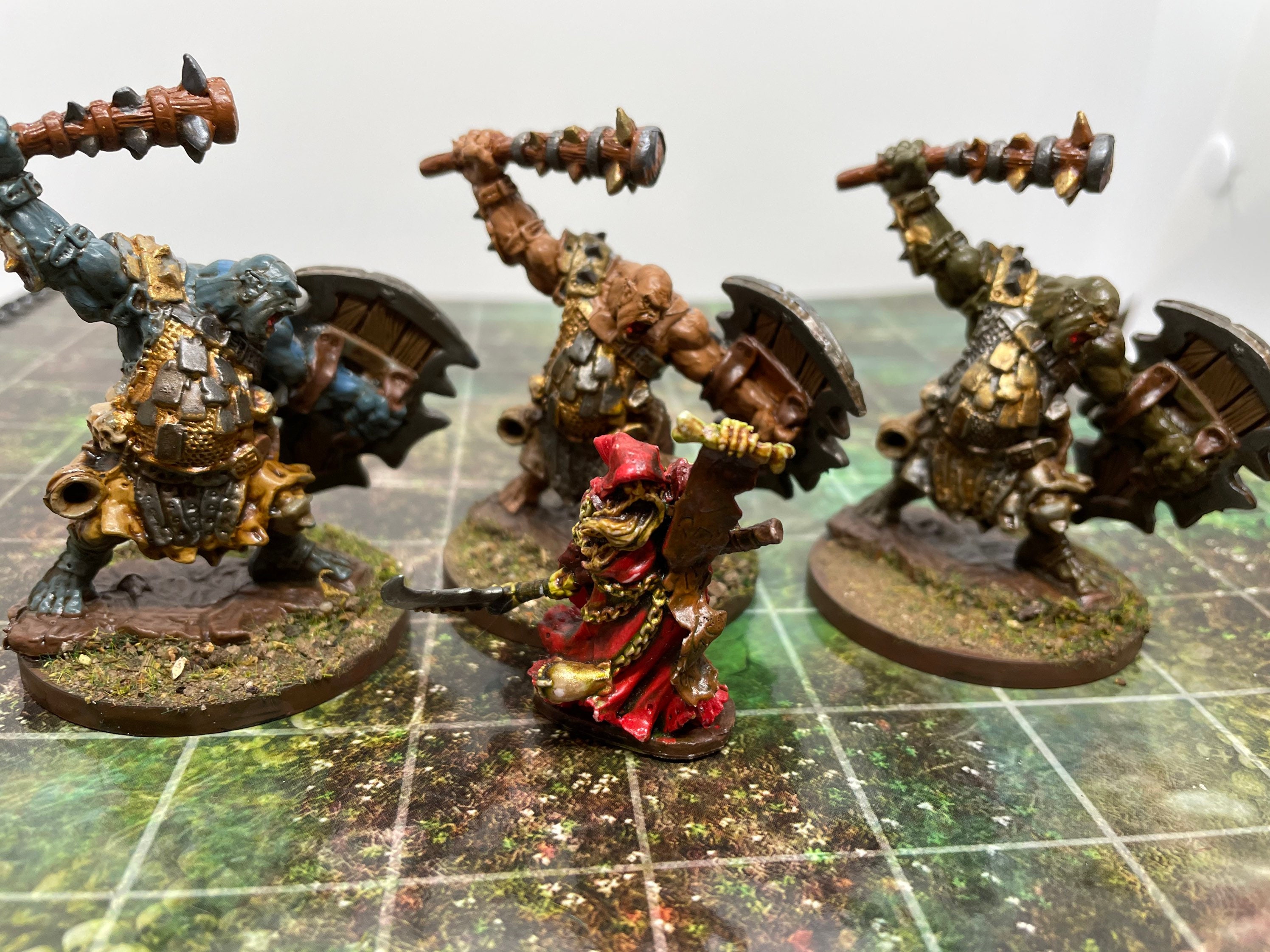 Painted Ogre Chieftain Miniatures - Tabletop RPG, Dungeons and Dragons ...