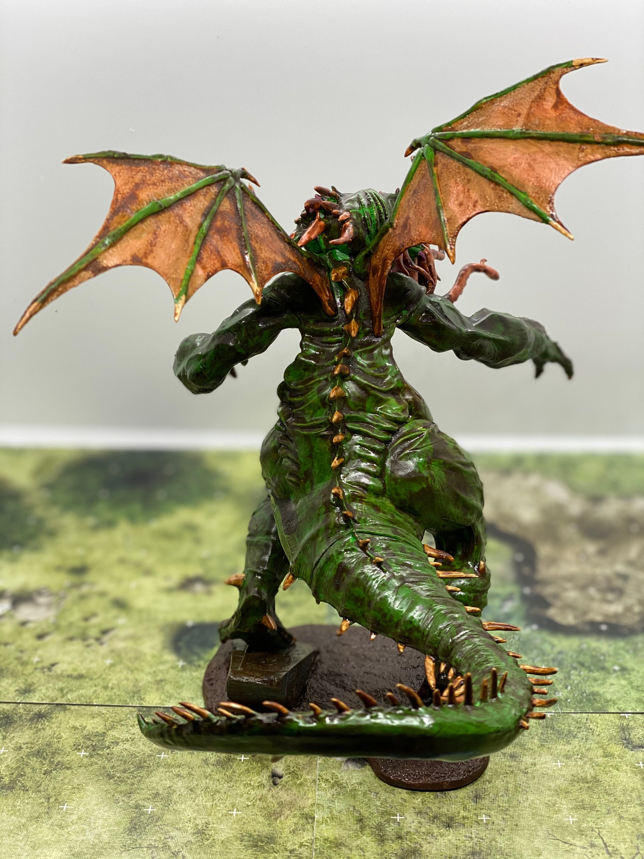 Painted Cthulhu Miniature Tabletop RPG Dungeons and | Etsy