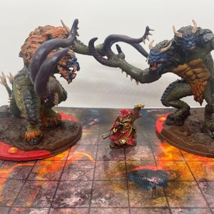 Painted Demogorgon Demonic Lasher Demon Lord Tabletop RPG, Dungeons and ...