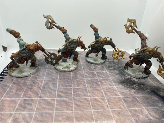 Painted 3D Printed Frost Giant Miniature Tabletop RPG - Etsy