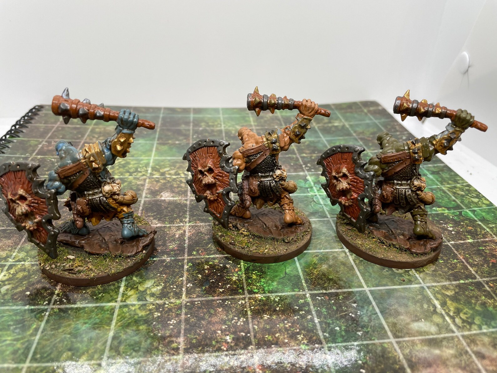 Painted Ogre Chieftain Miniatures Tabletop RPG Dungeons and - Etsy