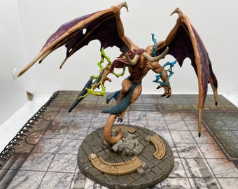 3d Printed Miniature Demon - Etsy