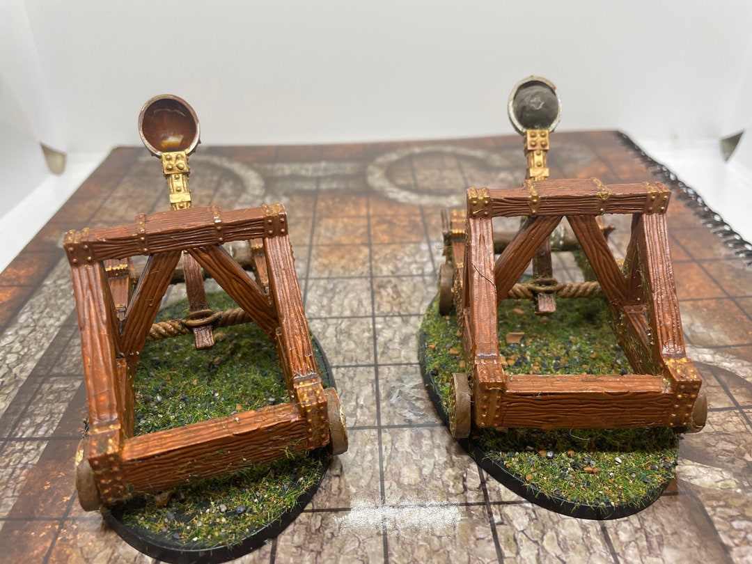 Painted 3D Printed Catapult Tabletop RPG Dungeons and - Etsy