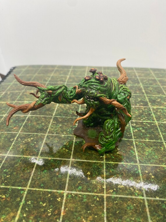 Painted Shambling Mound Miniature Tabletop RPG Dungeons and | Etsy