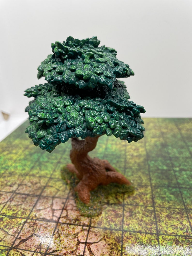 Hand-painted 3D Printed Tree Miniature: D&D Scatter Terrain - Etsy