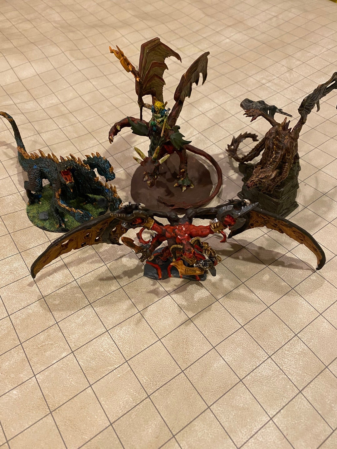 Custom Painted Miniature Huge Size Tabletop RPG, Dungeons and Dragons ...