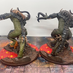 Painted Demogorgon Demonic Lasher Demon Lord Tabletop RPG, Dungeons and ...
