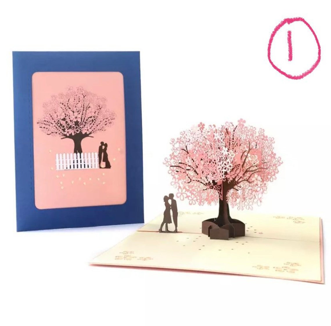 Japanese Style Pop up Card Greeting Cards Pop-up Paper - Etsy