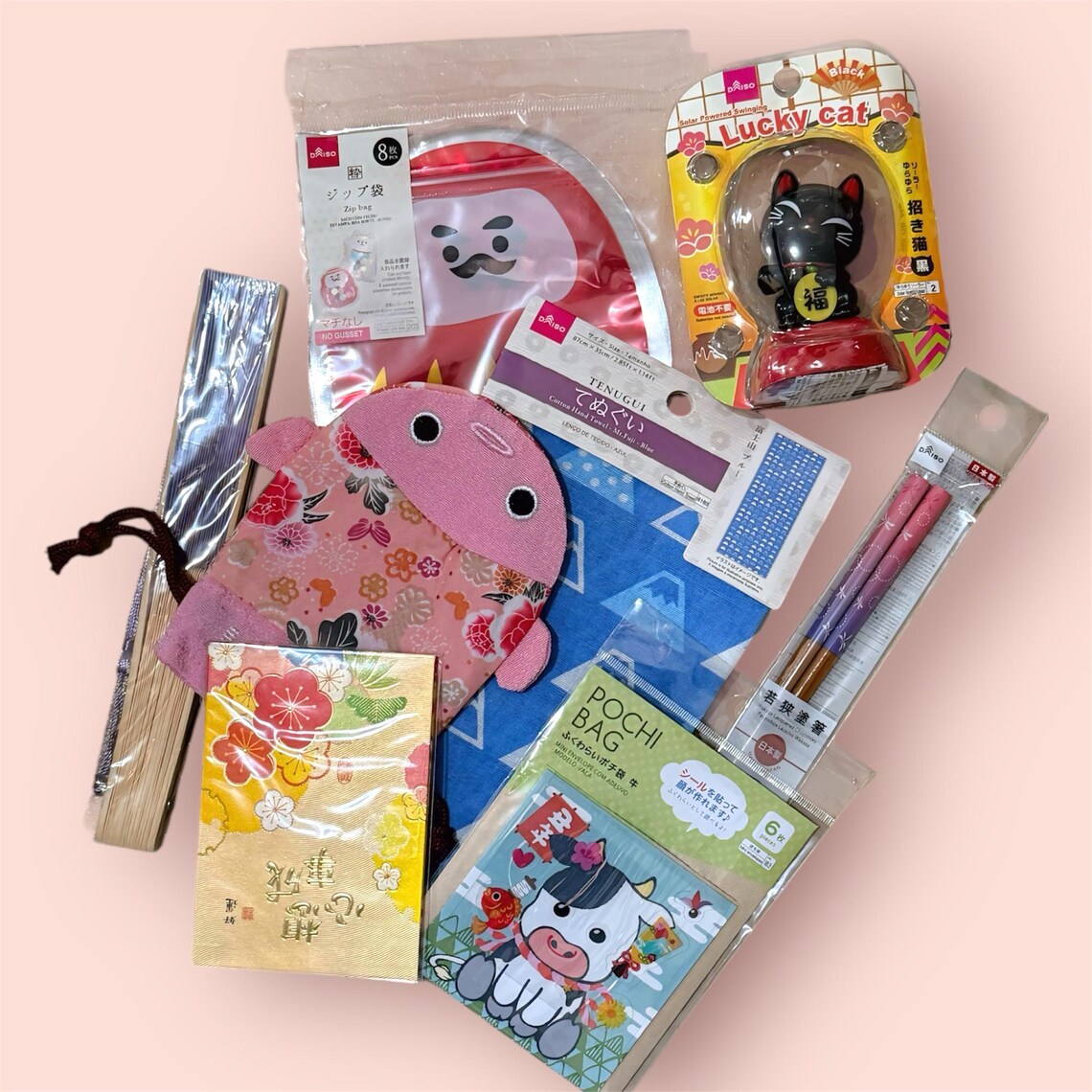 Japanese Home & Goods Mystery Box - Deluxe Gift Set - Folding Fans ...