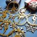 Set of 9 Pole Dance Christmas Ornaments, Glitter Pole Dance Decorations ...