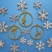 Set of 9 Pole Dance Christmas Ornaments, Glitter Pole Dance Decorations ...
