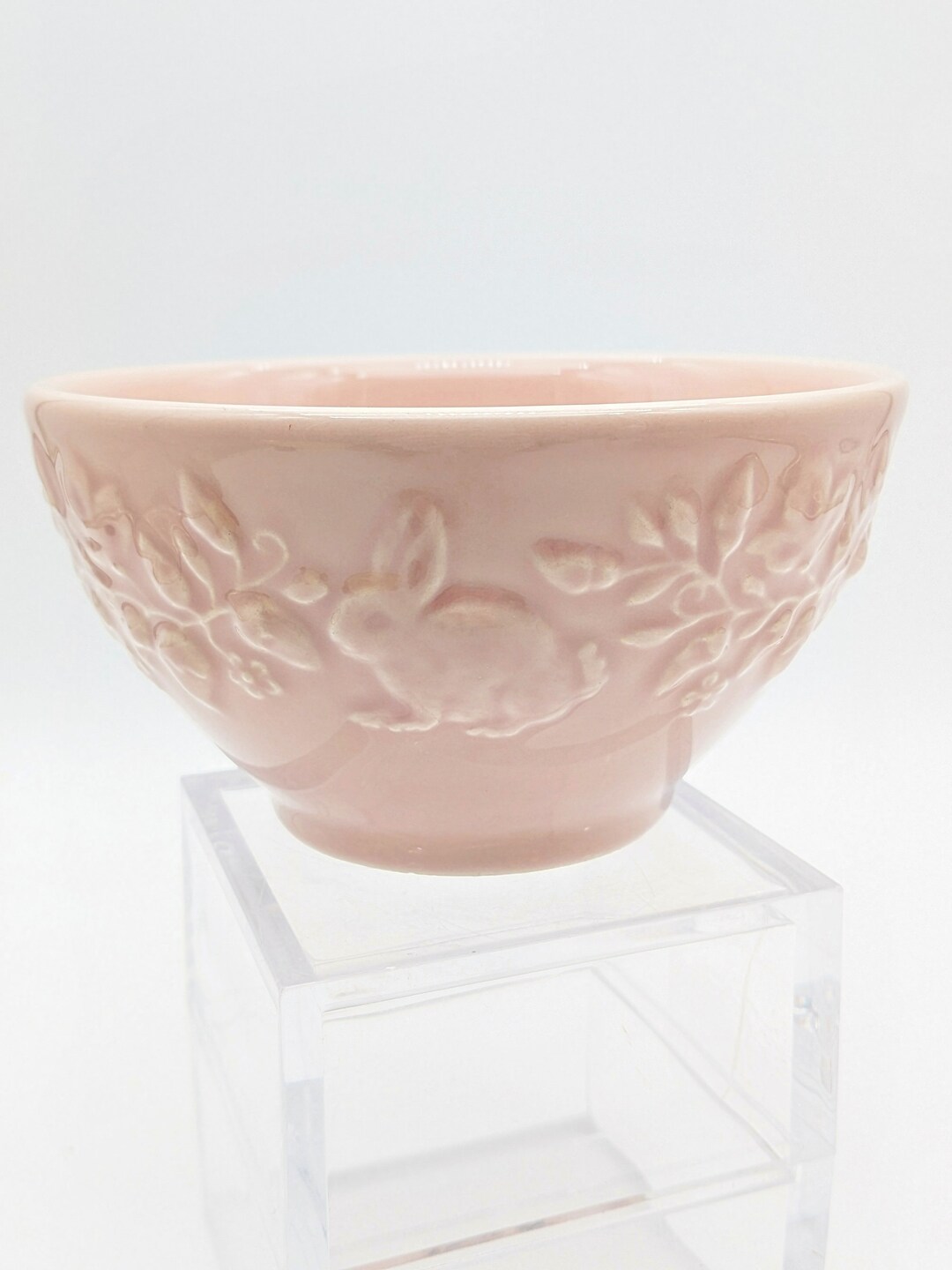 CMG Made in Portugal Ceramic Pink Bunny Bowl - Etsy