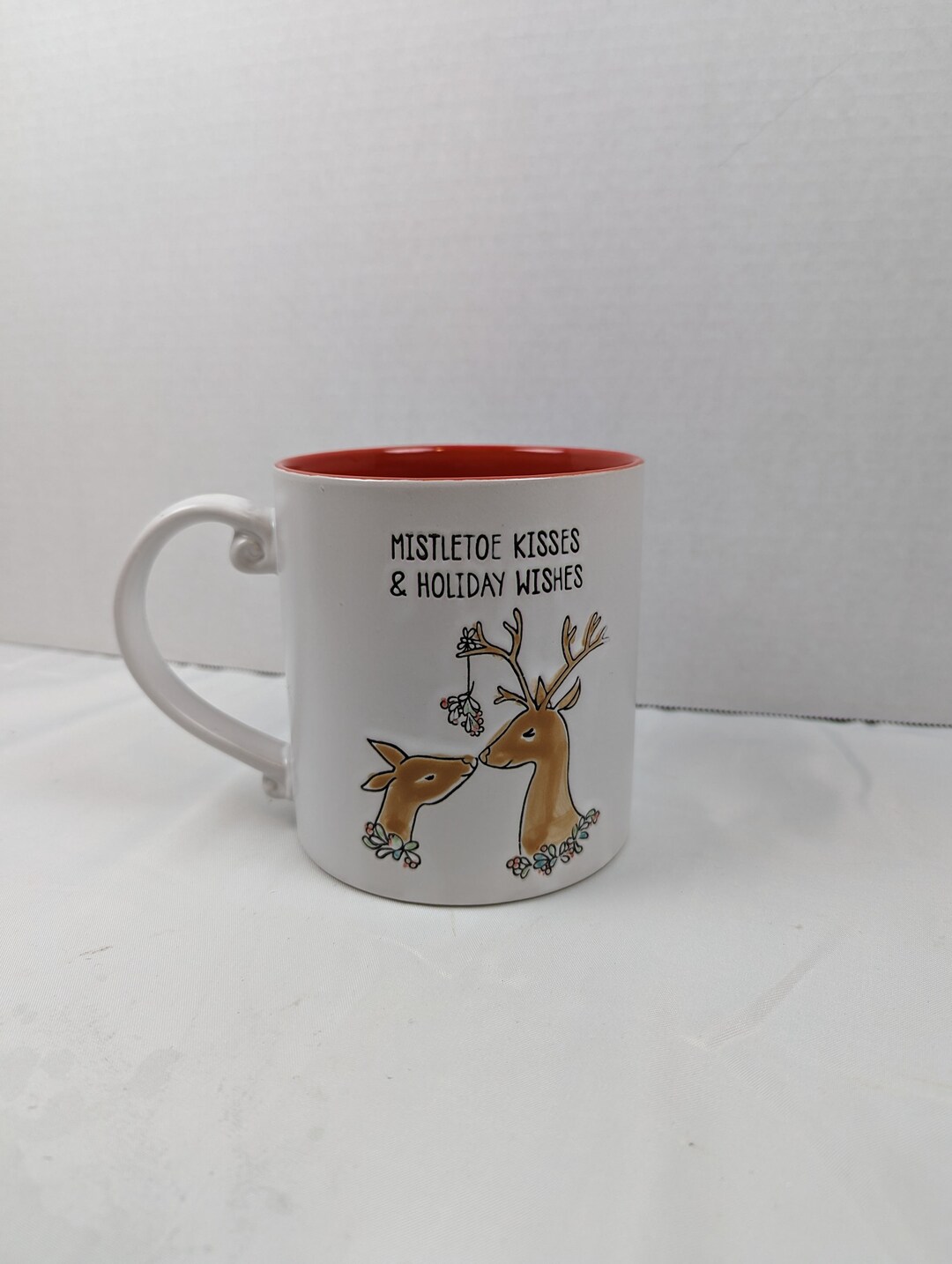 Spectrum Designz Mistletoe Kisses & Holiday Wishes Mug - Etsy