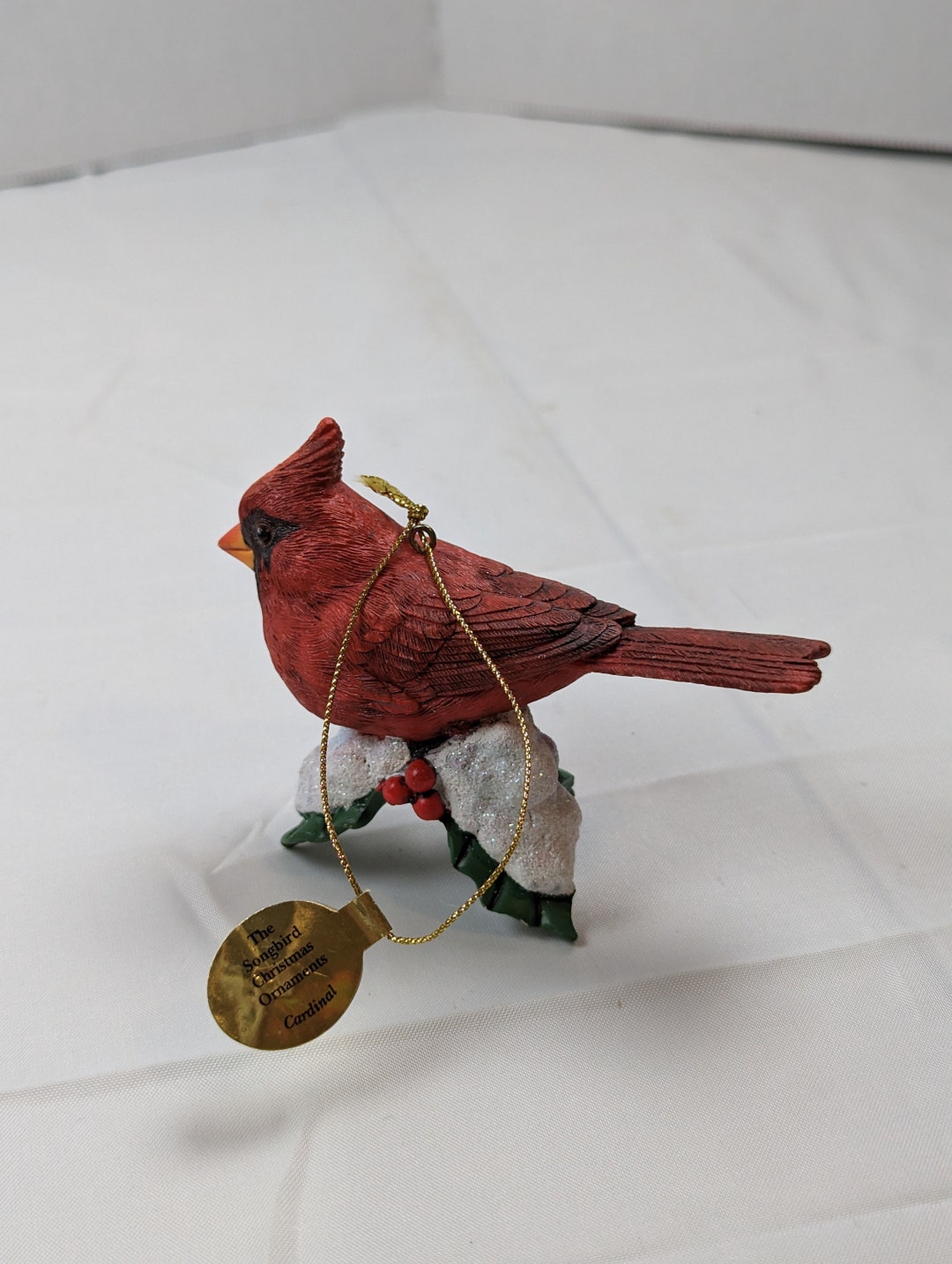 Danbury Mint Songbirds Porcelain Cardinal Christmas Tree Ornament - Etsy