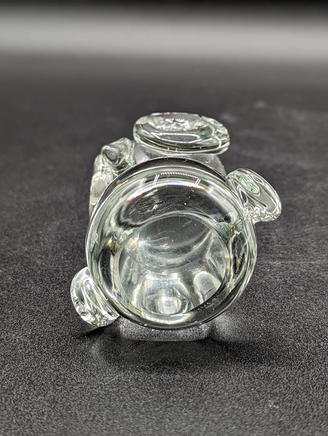 Super Cute Vintage Paperweight Clear Art Glass Owl With Big Eyes - Etsy