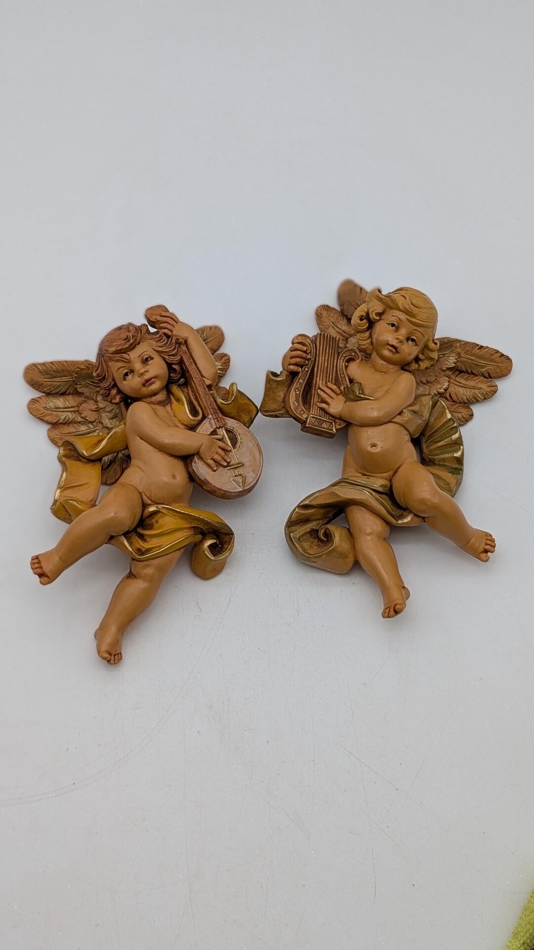 Set of 2 Vintage Fontanini Simonetti Depose Italy Angels - Etsy