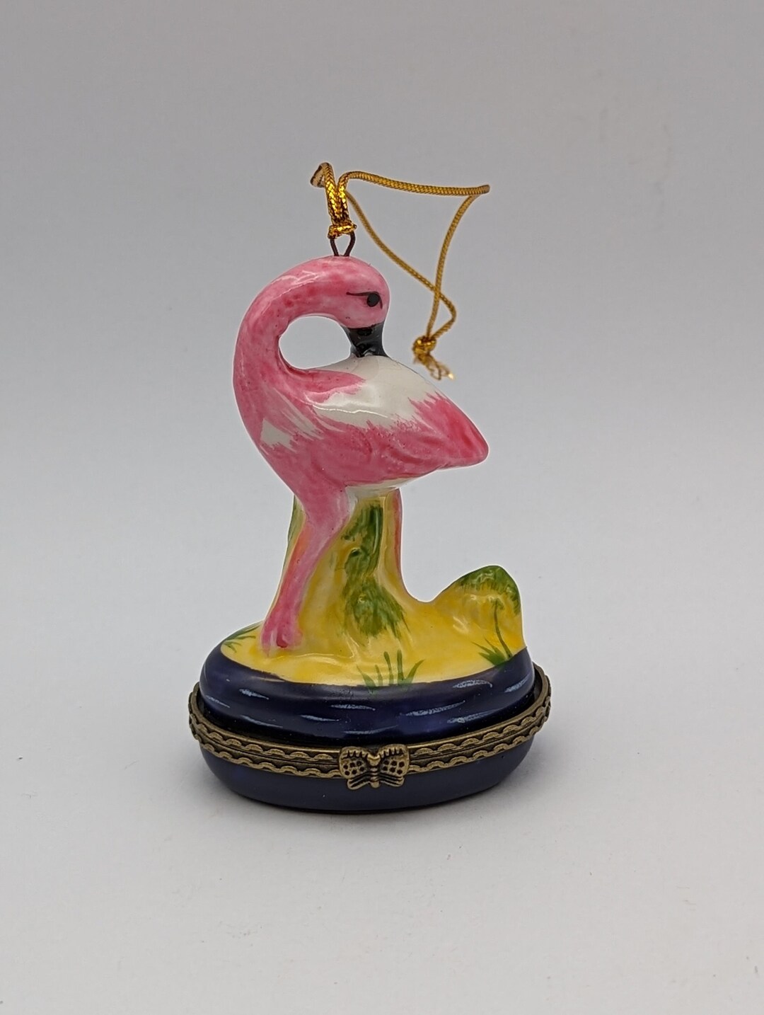 Super Cute Pink Flamingo Hinged Trinket Box - Etsy