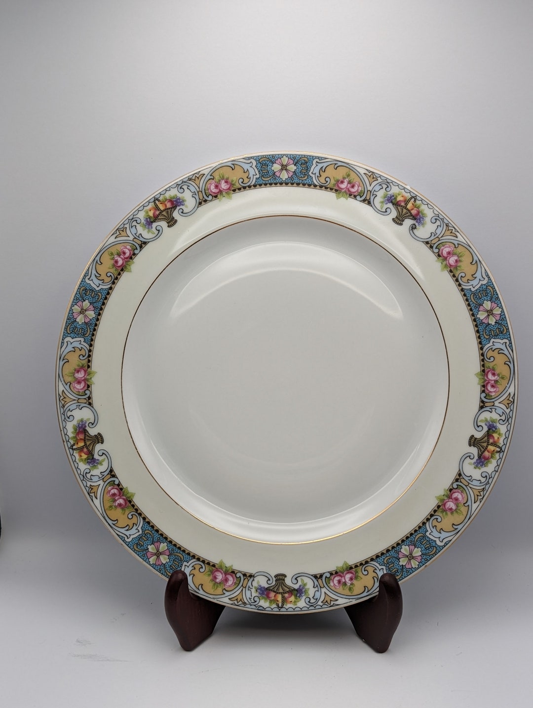 Koenigszelt Silesia BASKET of FRUIT Pattern Dinner Plates - 10 ...
