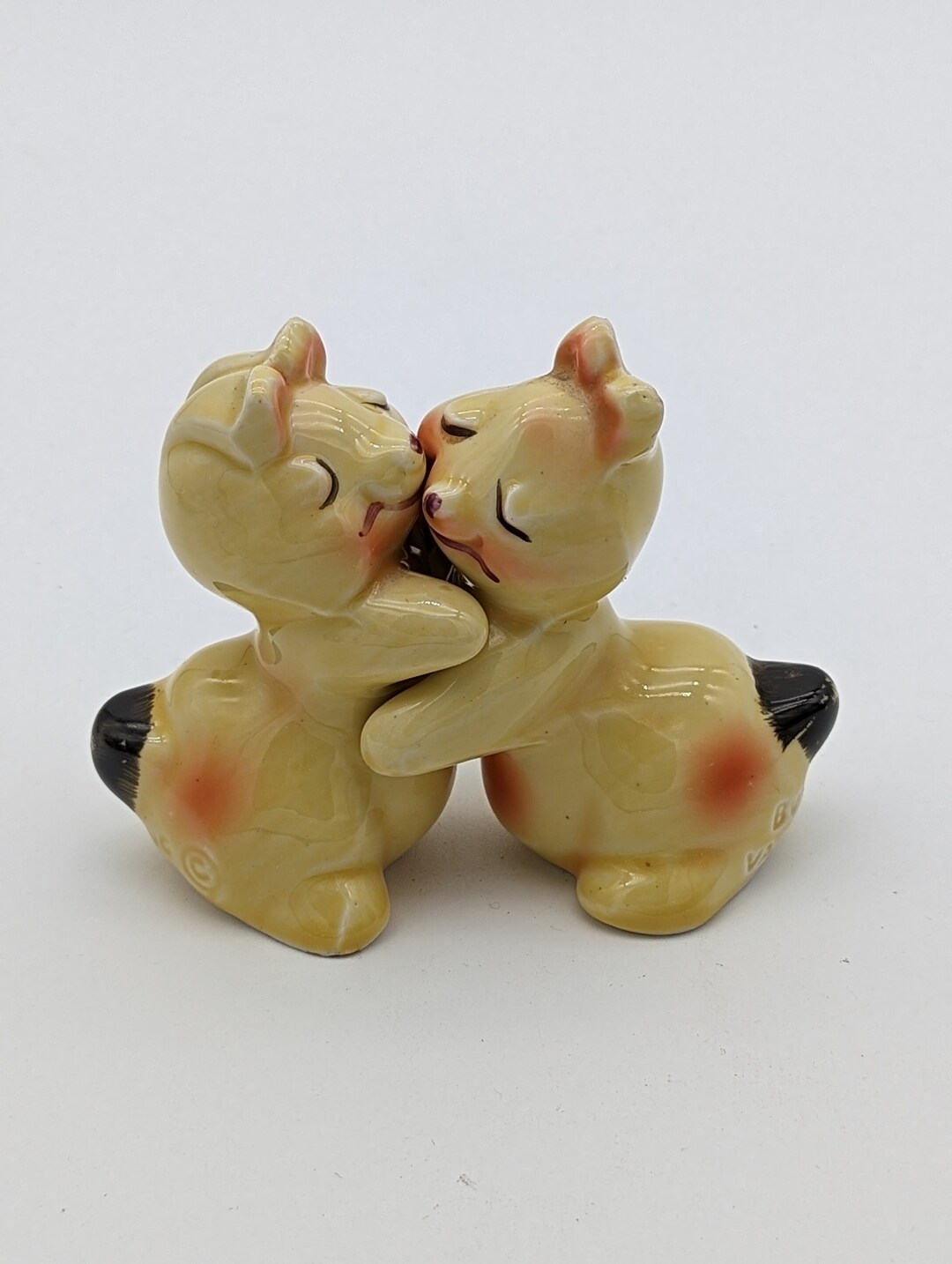 Vintage Yellow Bunny Hug Van Tellingen Salt & Pepper Shakers Rabbits - Etsy