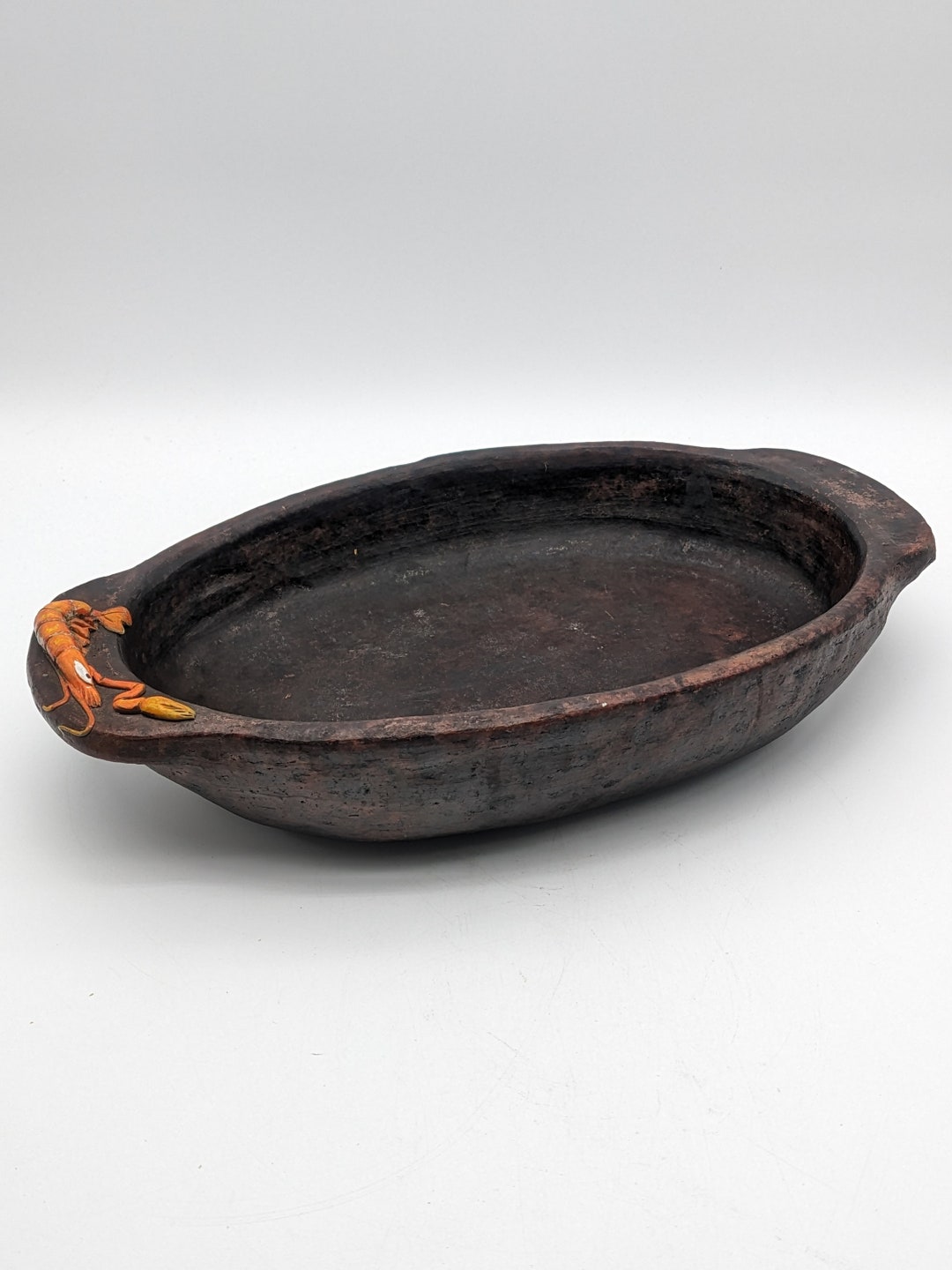 Absolutely Amazing Vintage Roberta Schilling Collection Black Clay Oval ...
