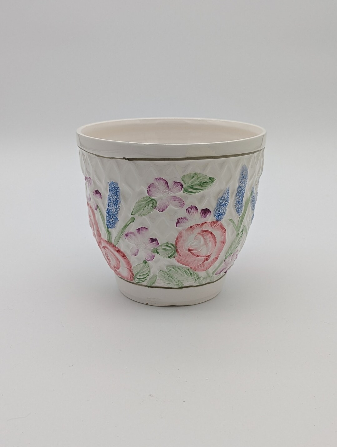 Vintage Ben Rickert Fine Ceramic Easter Cottage Floral Garden - Etsy