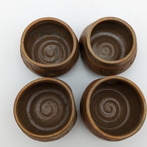 Beautiful Studio Pottery Ceramic Cup Pinched Thumb Indent Design Signed ...