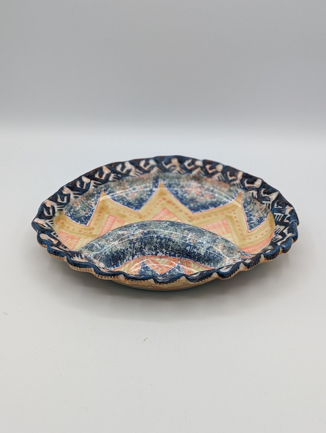 Studio Pottery Dish by Donna Rozman - Etsy
