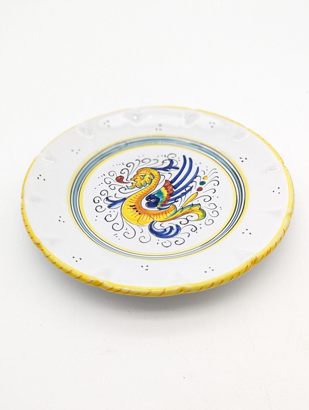 Mario Sambuco Italian Pottery 8hand Painted Wall Plate - Etsy