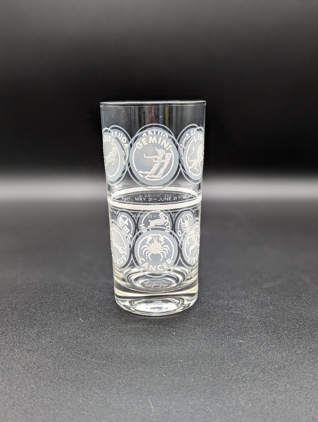 Mid Century Zodiac Highball Tumbler - Etsy